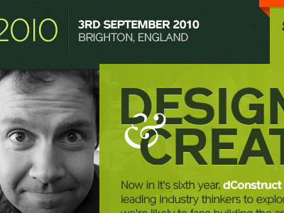 dConstruct 2010 Design Concept by Paul Robert Lloyd on Dribbble