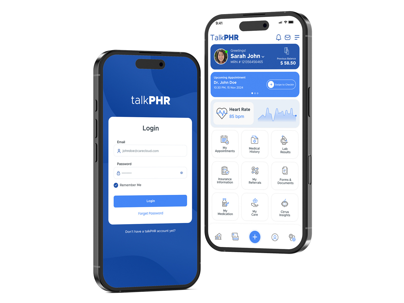 PHR App UI Design by Sohail Akram on Dribbble
