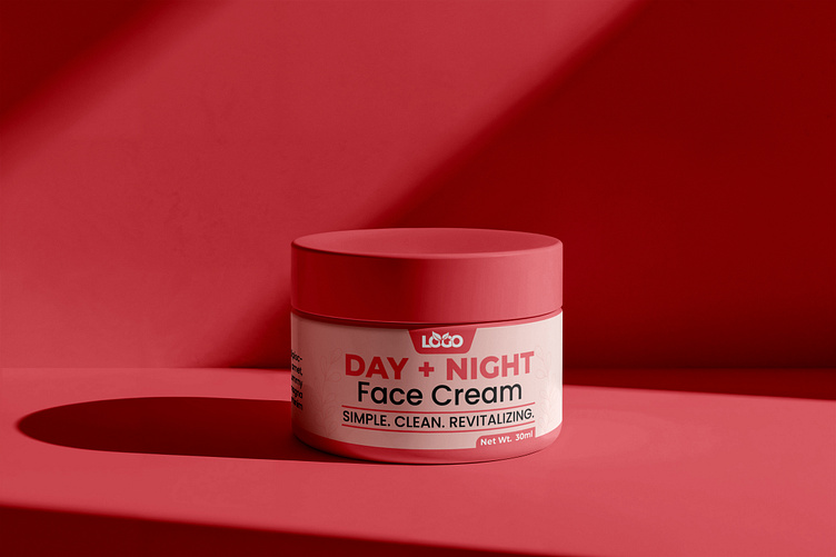 Face Cream Jar Label Design by MD NUR ALAM on Dribbble