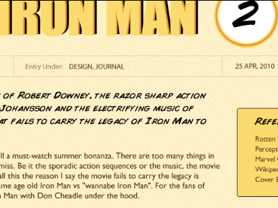 Iron Man 2 by Tuhin Kumar on Dribbble