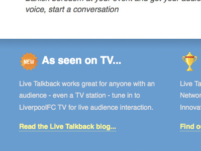 Promo panel typography by Jon Wallace on Dribbble