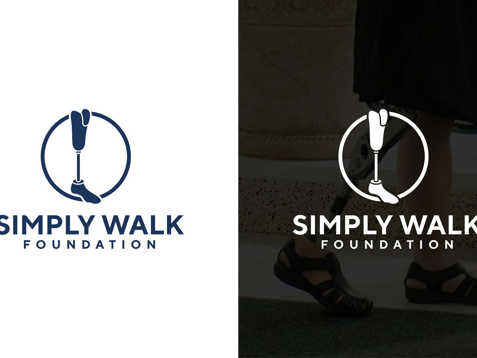 Simply Walk Foundation Logo Design by Hasnat Hannan Tamim on Dribbble