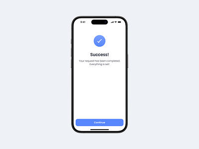 Success Confirmation Screen UI Design by Pedro Reyes on Dribbble