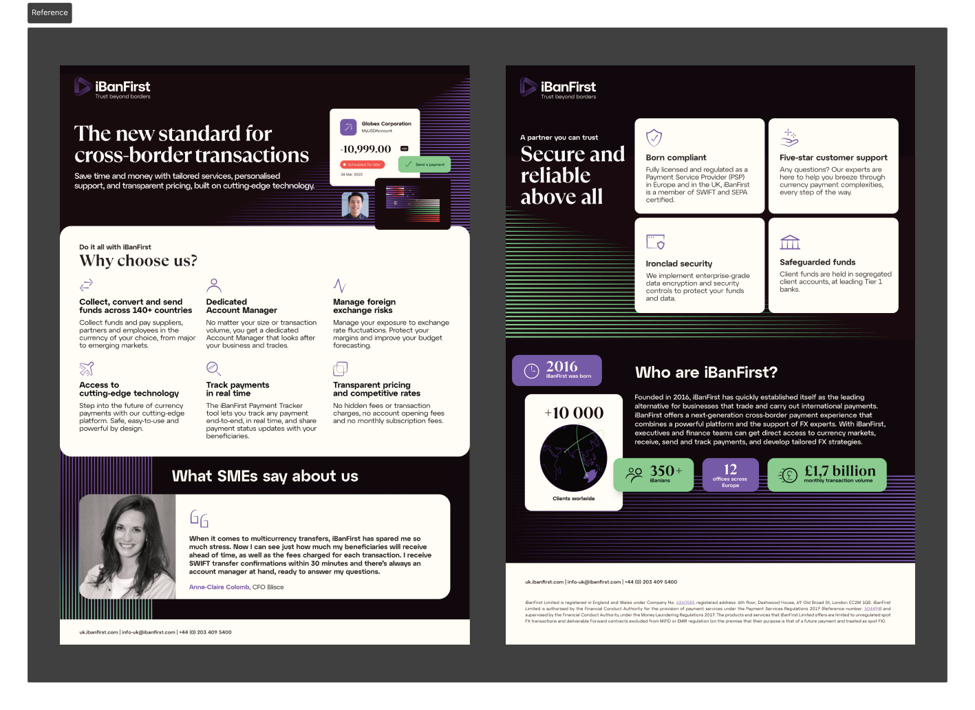 Corporate One Pager by Jayesh Patil on Dribbble