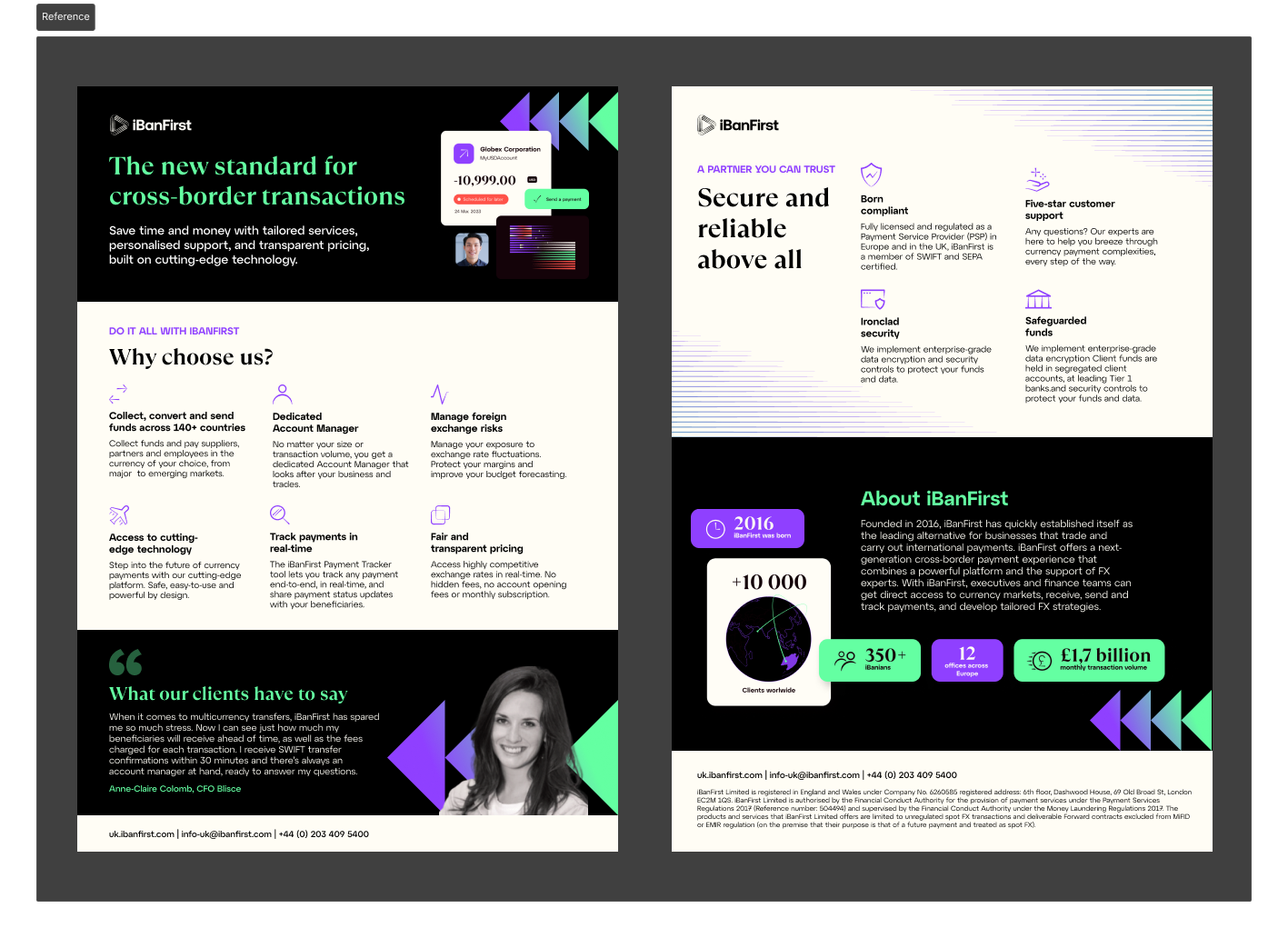 Corporate One Pager by Jayesh Patil on Dribbble