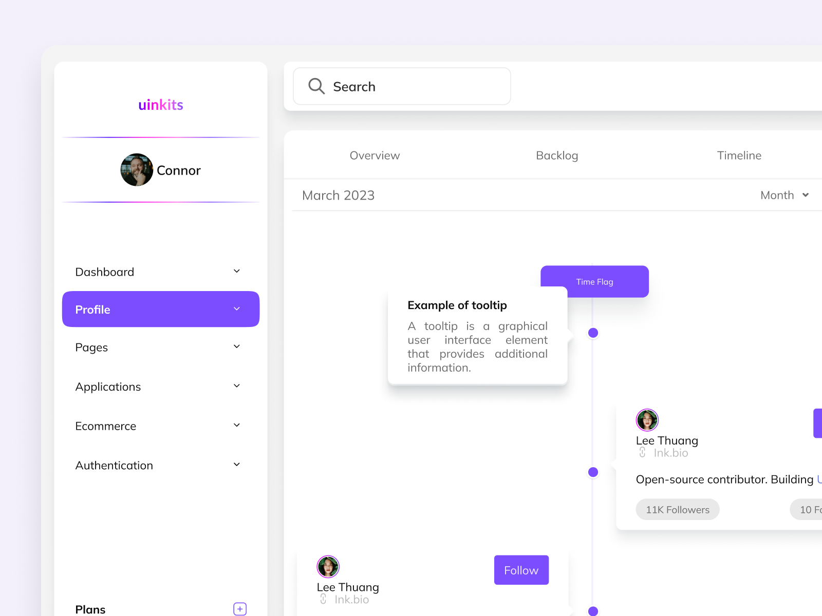 Timeline Dashboard - SaaS Project Management by Gabriel Pana on Dribbble