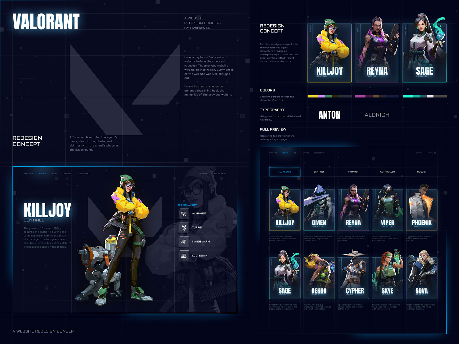 Valorant Website - Redesign Concept by Dwinawan for Paperpillar on Dribbble