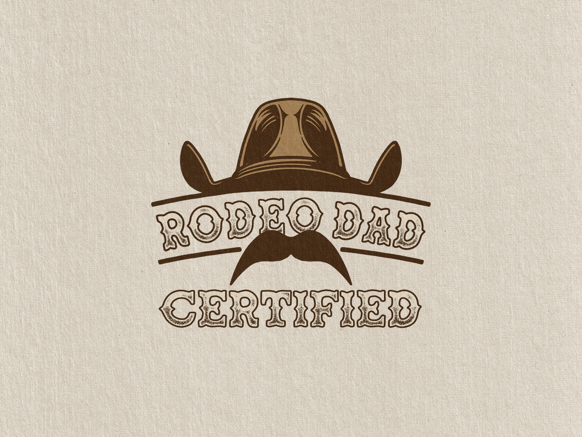Rodeo Dad Logo by Ruthless Studio on Dribbble