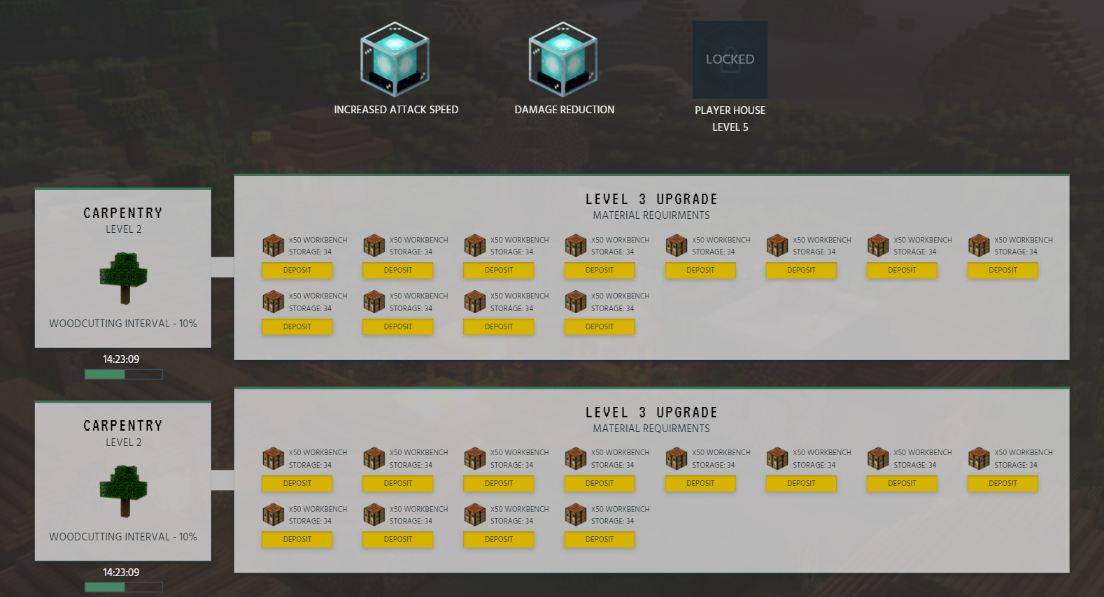 Minecraft Idle - Mockup by Anthony on Dribbble