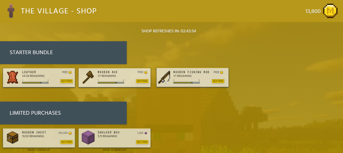 Minecraft Idle - Mockup by Anthony on Dribbble