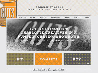 GUTS Site by Matt Stevens on Dribbble