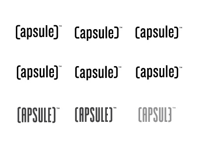 Capsule Logo Variations by Smithographics — Logo & Icon Designer on ...