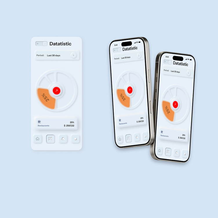 Neomorphism UI Trend 2025 by Alif hasan on Dribbble