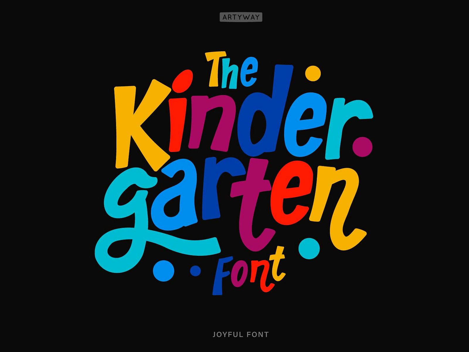 Kid Fun Font by Yehor on Dribbble
