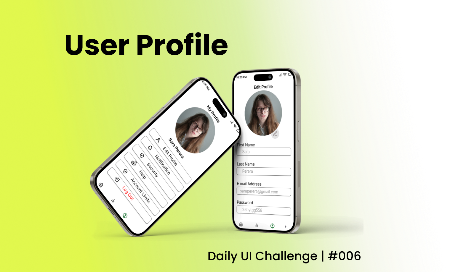 Browse thousands of Profile Design UI images for design inspiration ...