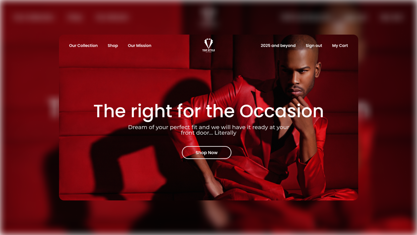 Top Style Landing page Prototype by Novaforge Design on Dribbble