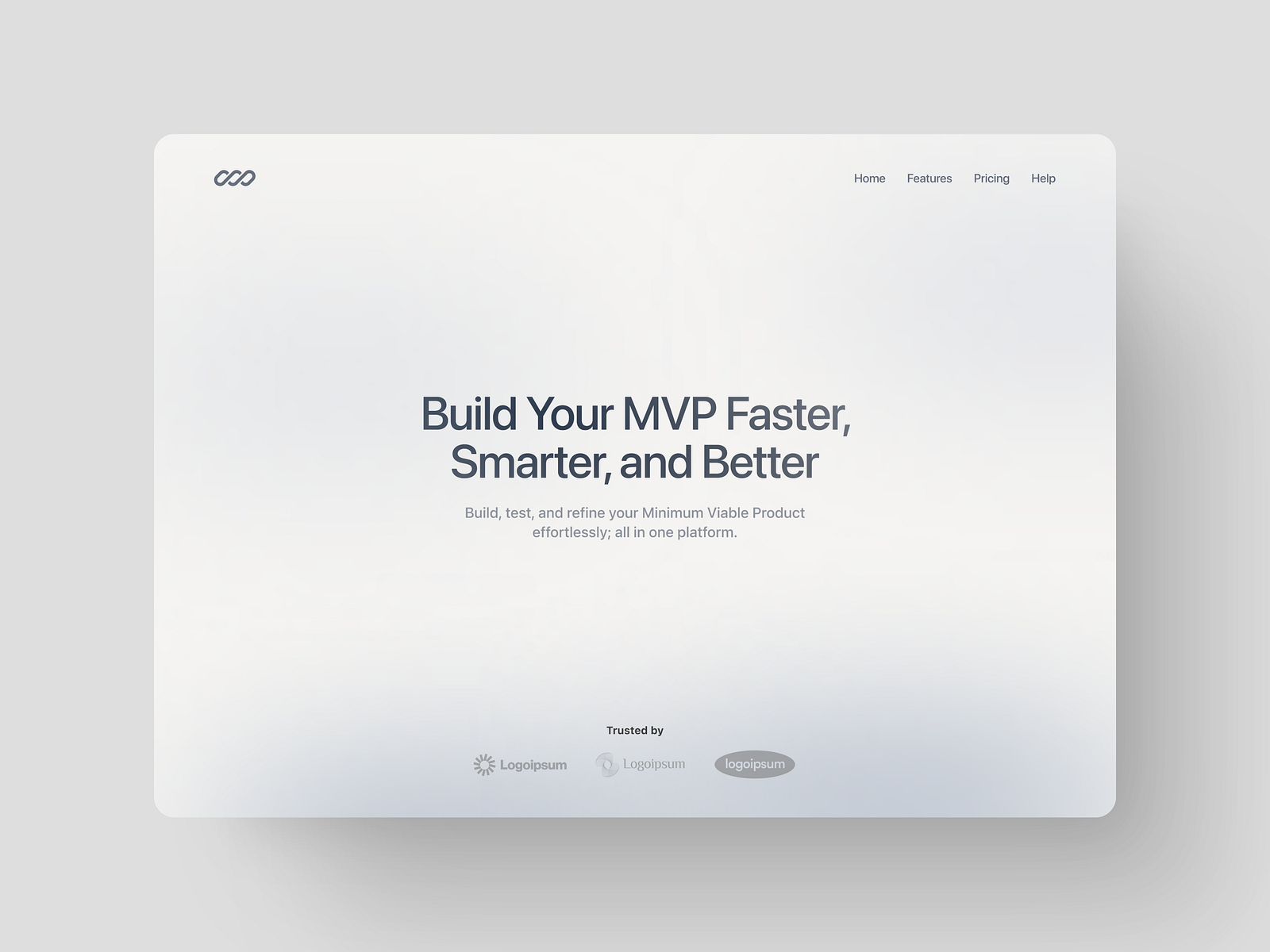 Minimal hero section Exploration by Yashwanth V. on Dribbble