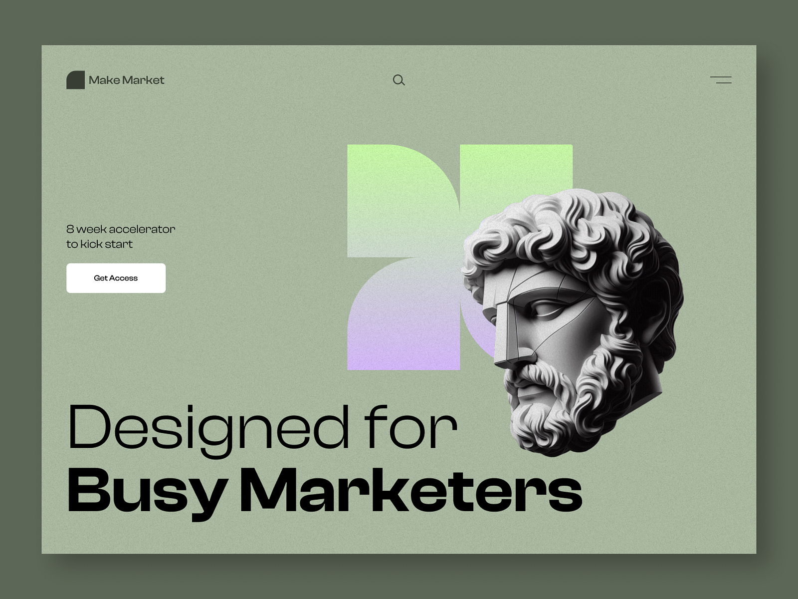 Marketing Website UI by Nibir Imtiaz on Dribbble