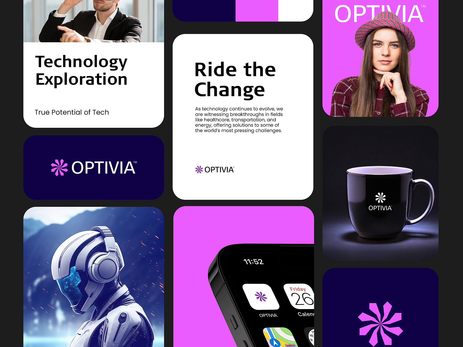OPTIVIA Brand Guidelines by Eid A Amin | Logo Designer on Dribbble