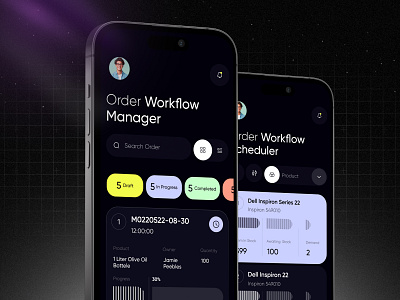 Order Manager App Ui Design by Roohi Koohi on Dribbble