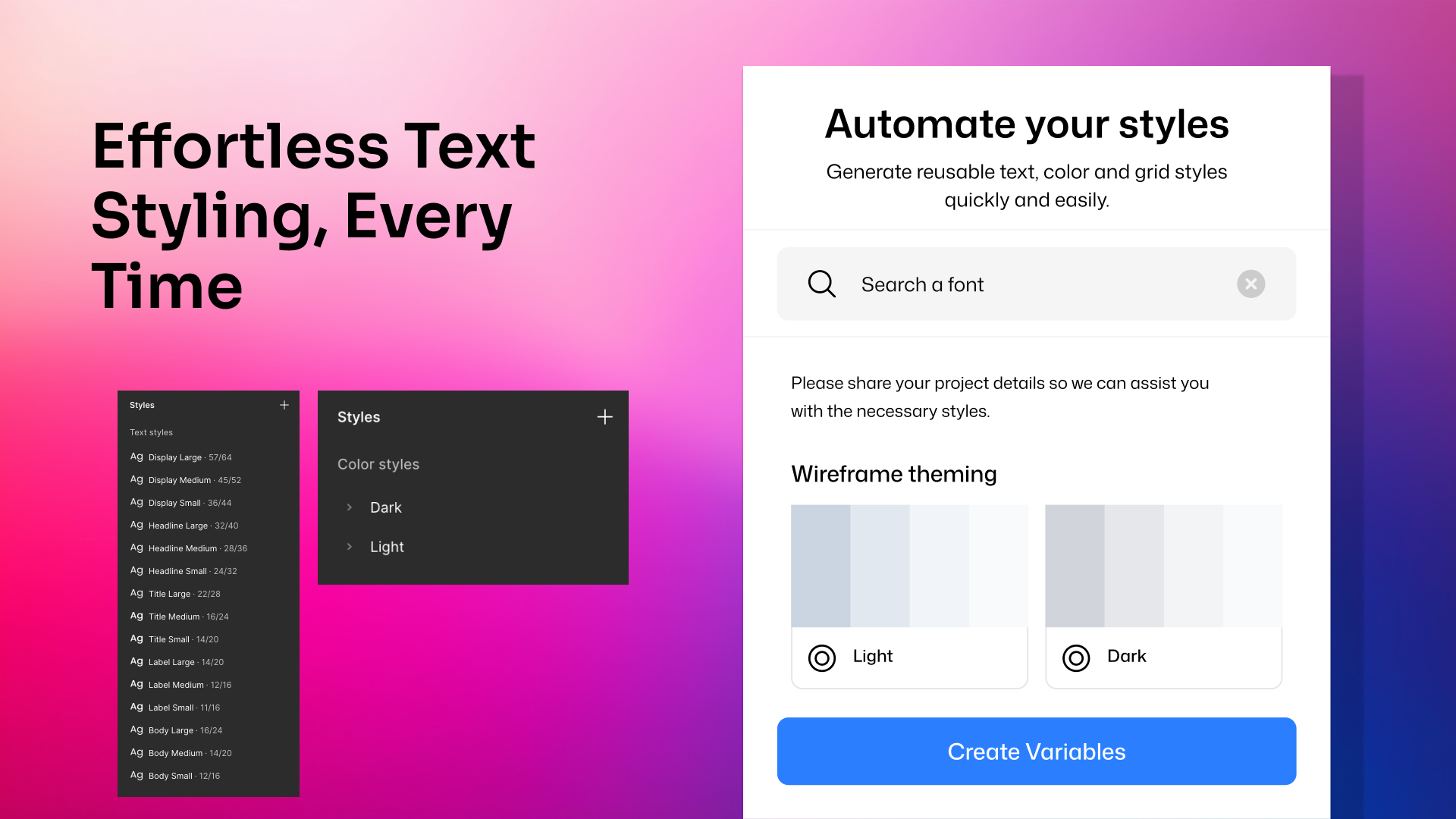 Sample Styles Kit : A Figma Plugin by Phani Kondru on Dribbble