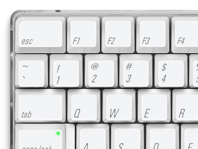 Old Mac Keyboard Keys 2 by Alden Haley on Dribbble