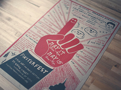 Finster Poster by Elaine Borgmeier on Dribbble