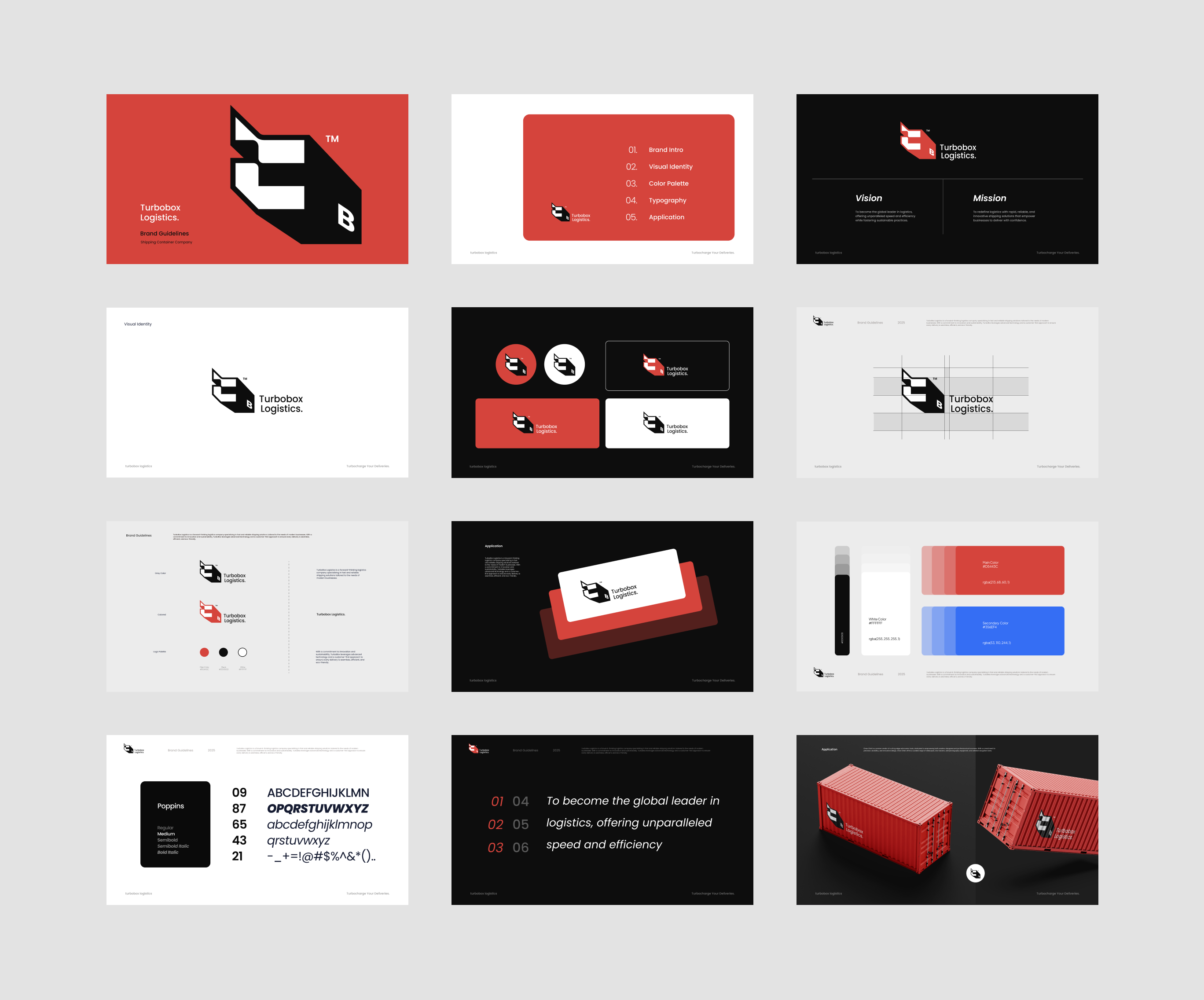 Turbobox Logistics - shipping container | Brand Guidelines by Layerice ...