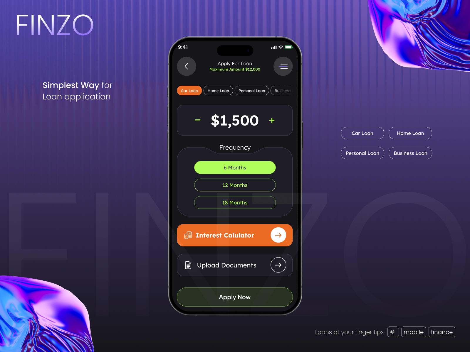 Finzo Loan Management App: Easy Loans, Smart Life by MQoS UI/UX for ...