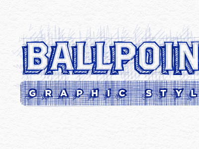 Ballpoint Pen Graphic Style by Ryan Putnam on Dribbble