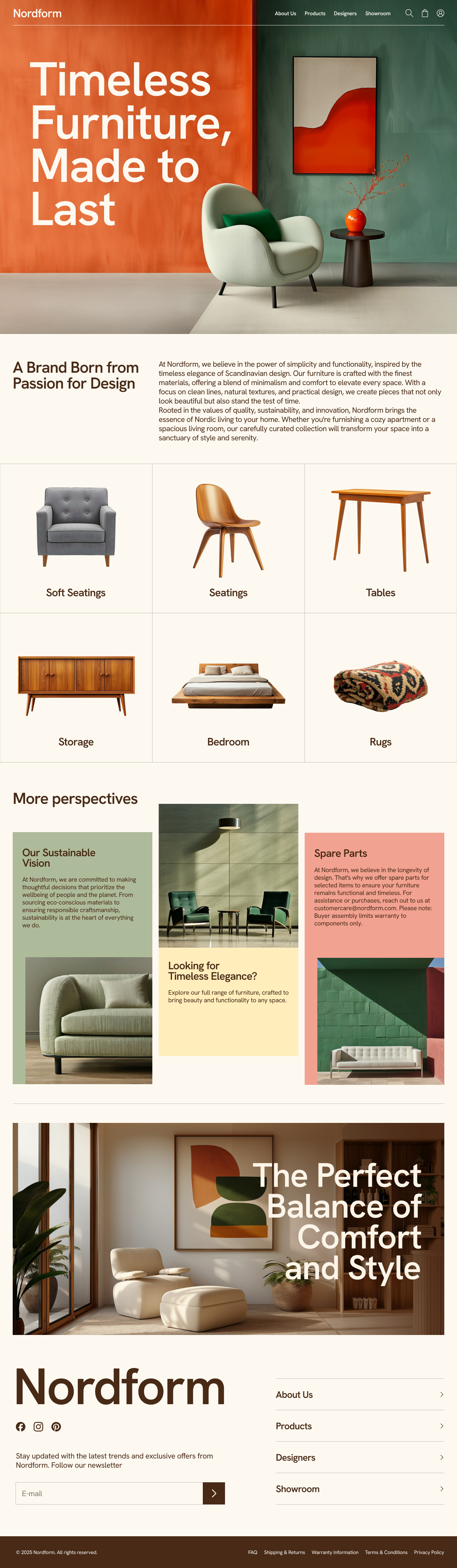 Furniture E-Commerce Website Design by Lumios Digital on Dribbble