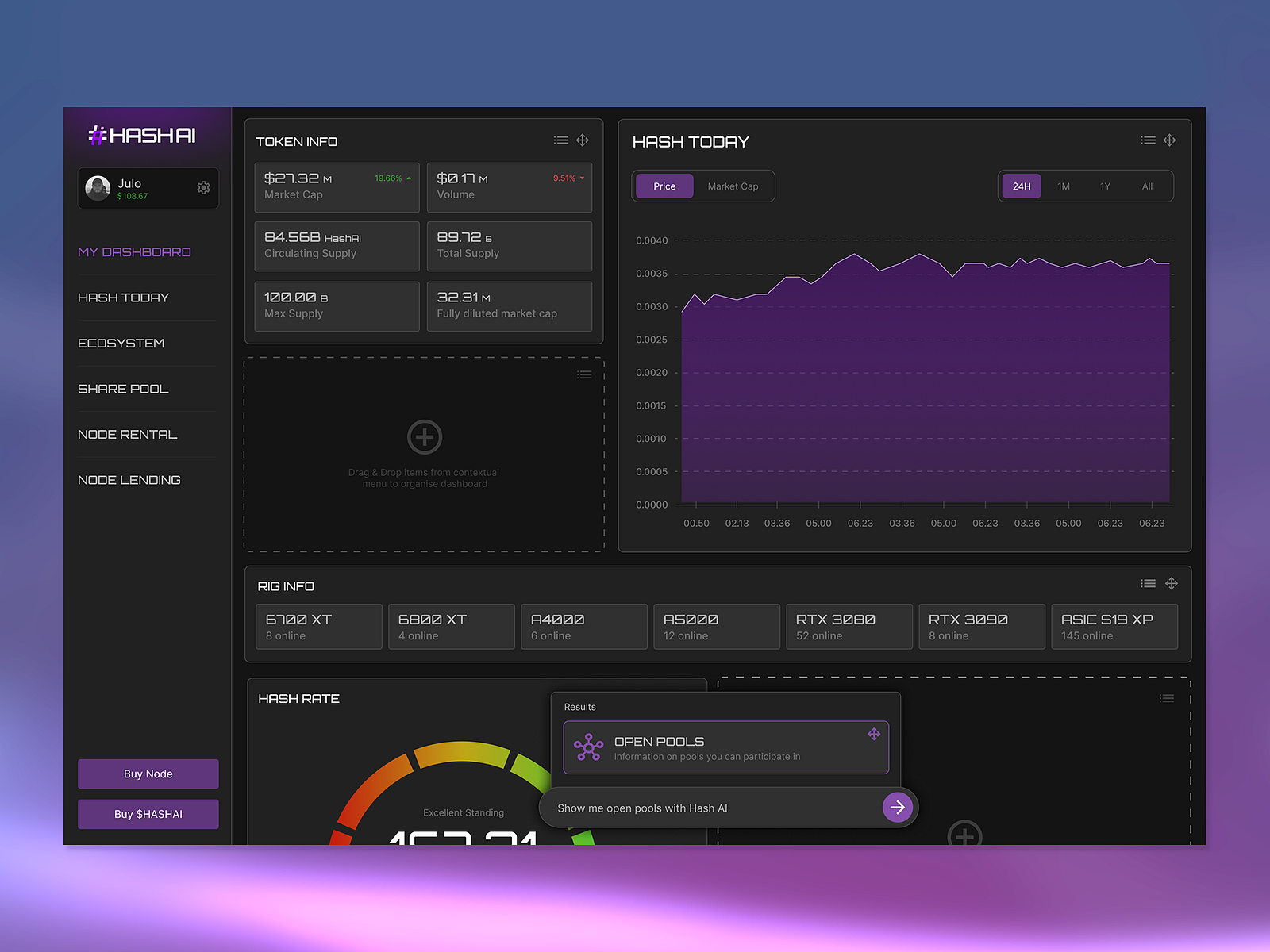 Hash AI (Concept) by Julo on Dribbble
