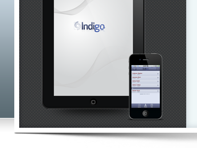 Indigo homepage slider image by Jonathan Mulkey on Dribbble