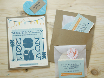 DIY Save the Date Invitations by Molly Clark on Dribbble