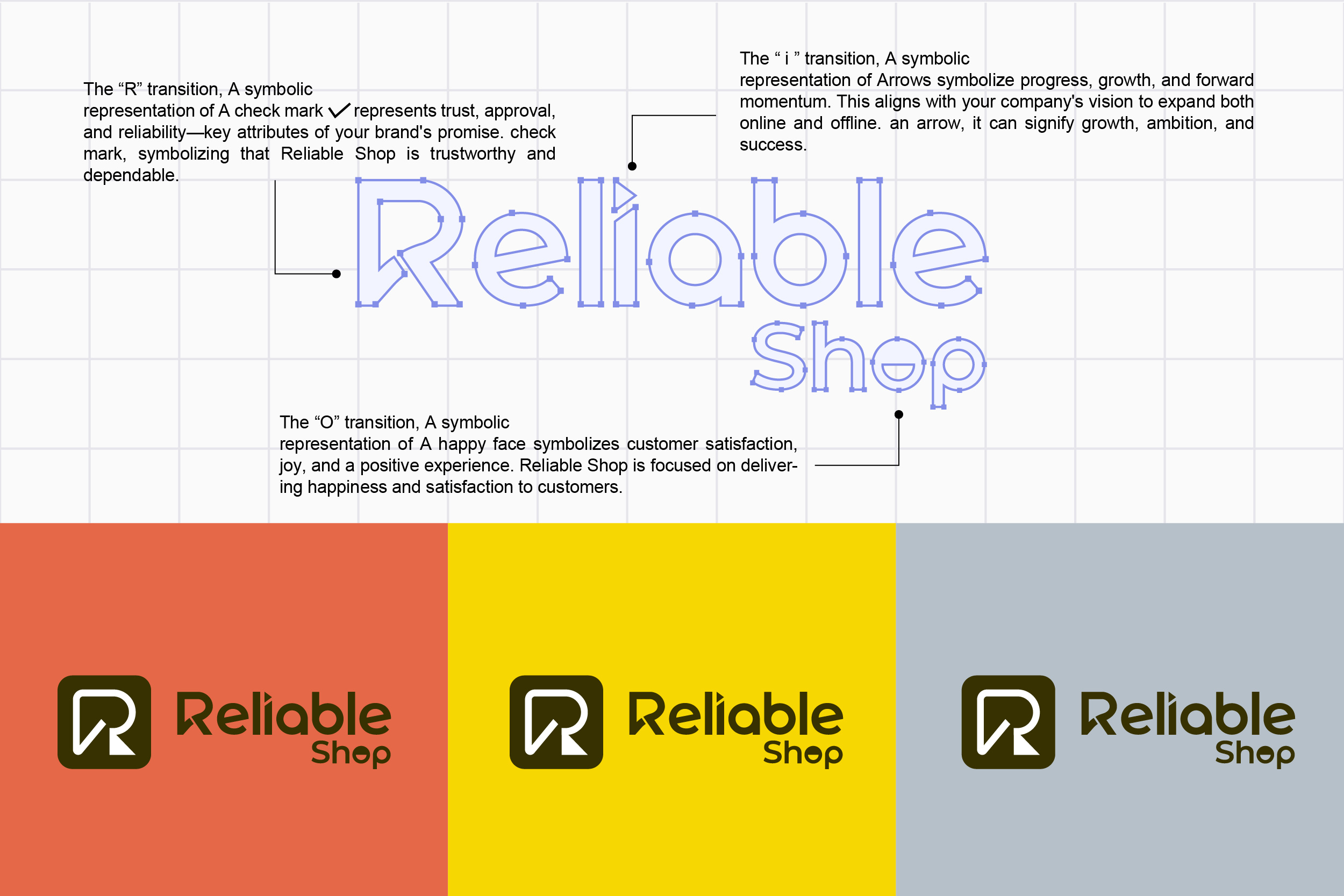 Reliable Shop; E-commerce Logo Design by SKY logo on Dribbble