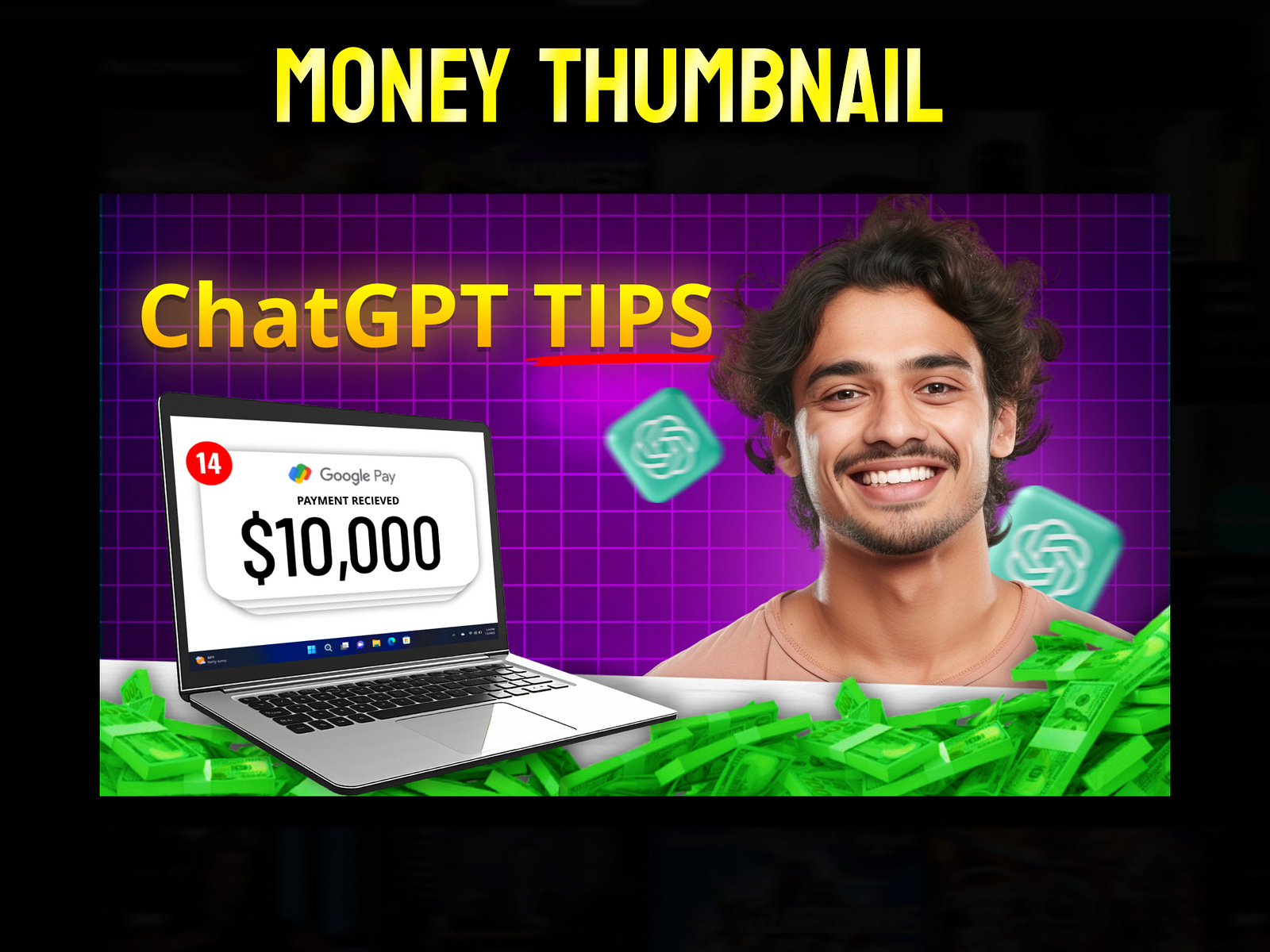 MONEY THUMBNAIL by Zain on Dribbble
