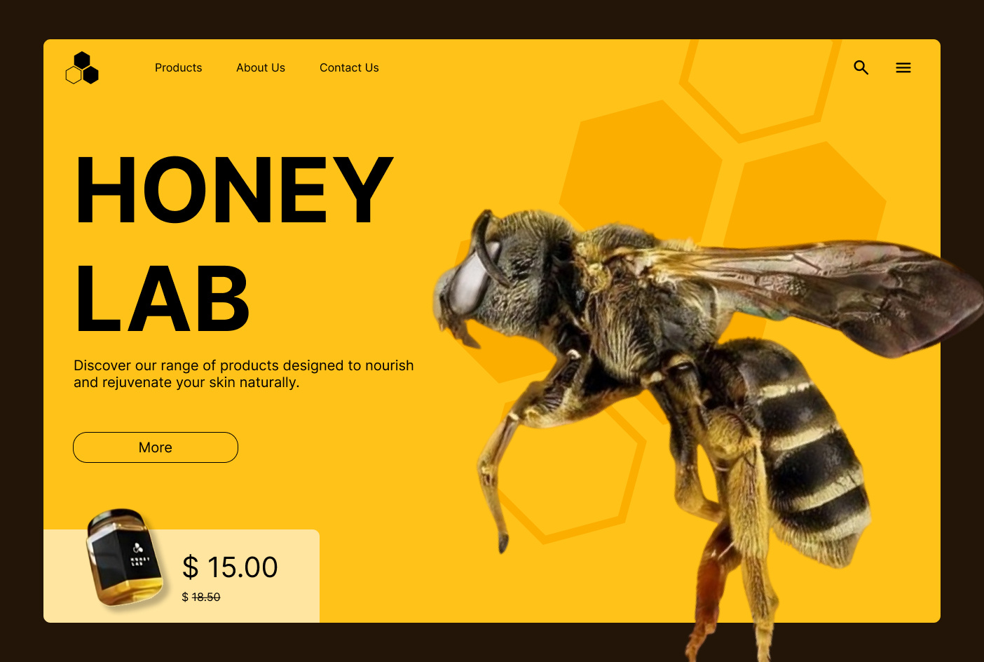 Honey-Lab Website Design by Ripso Grigoryan on Dribbble