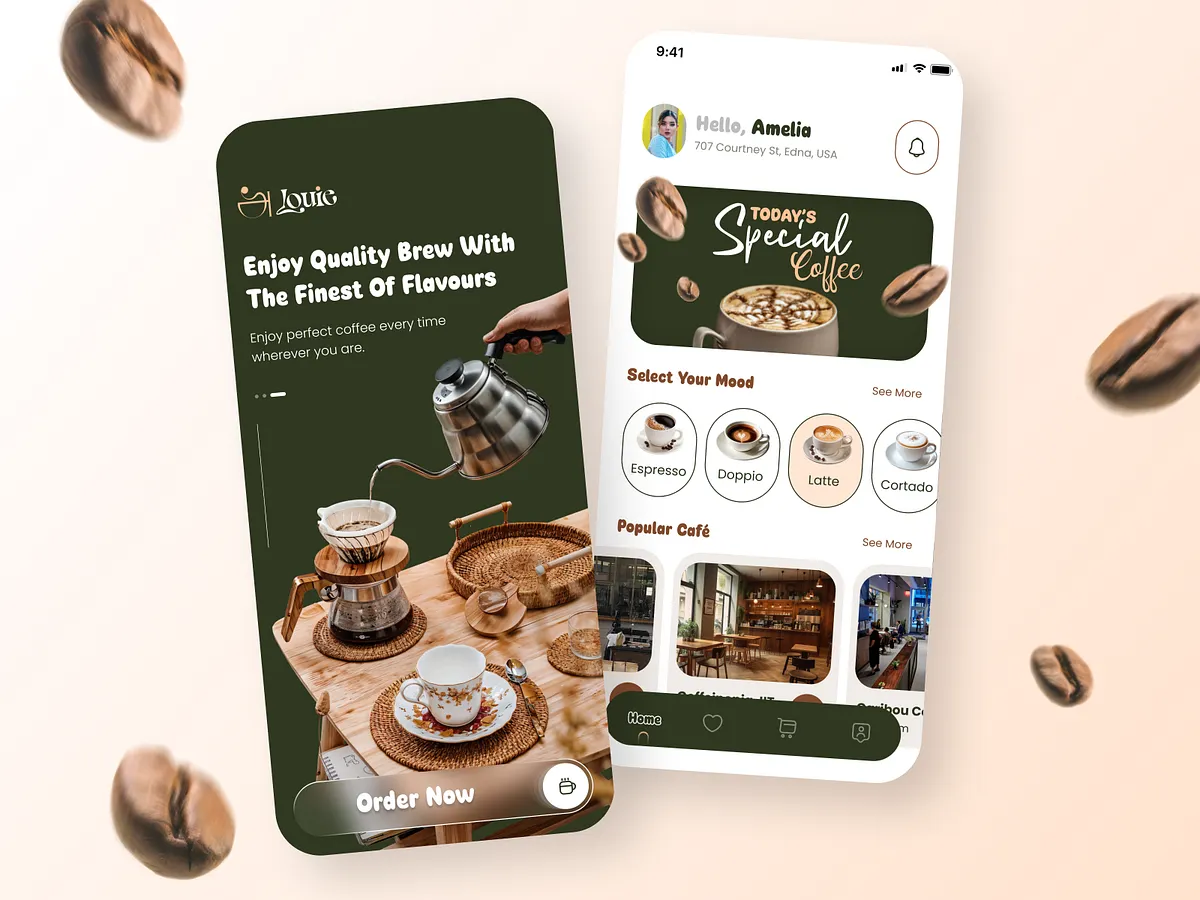 Coffee Shop Dashboard designs, themes, templates and downloadable ...