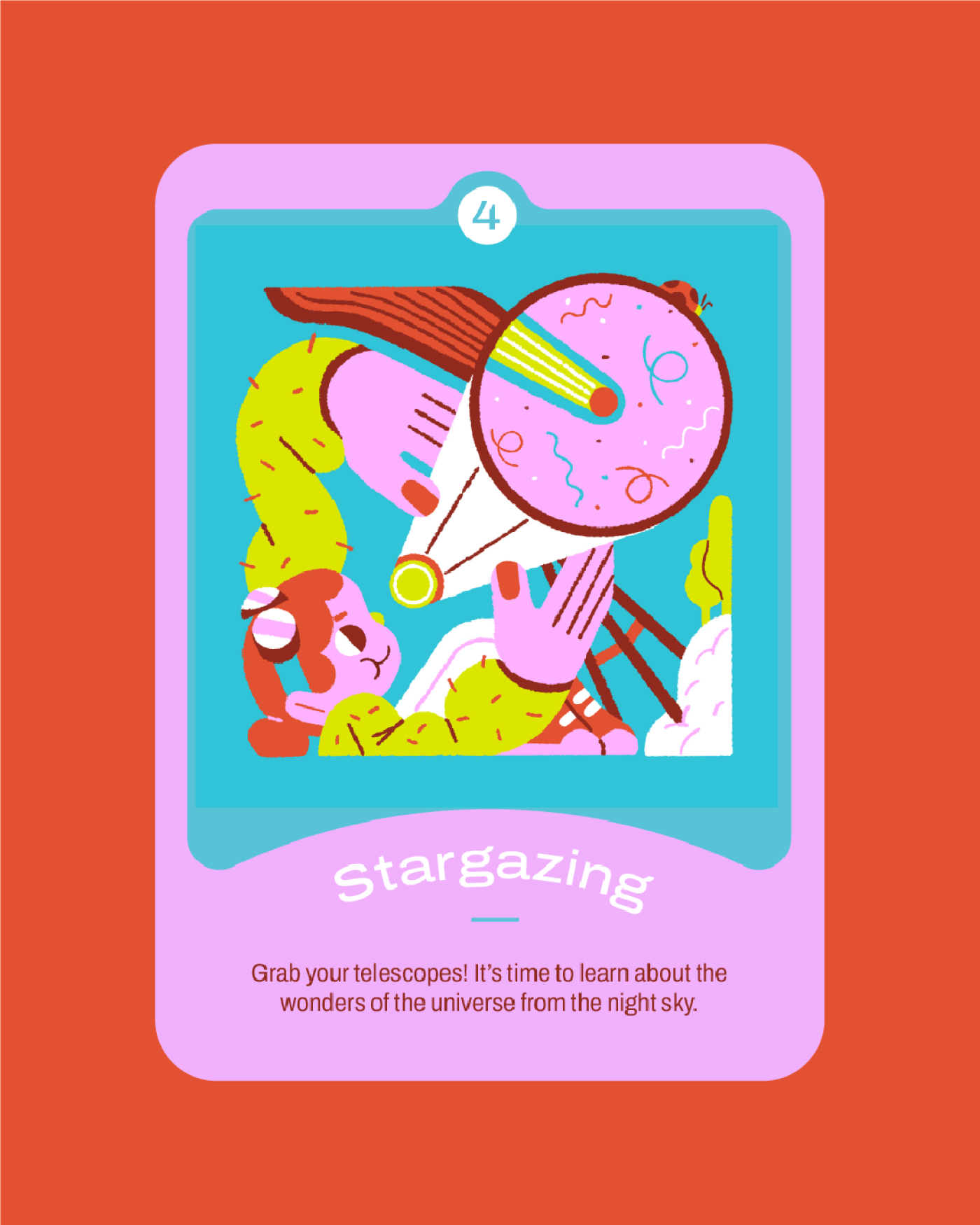 Stargazing — Educational Playing Cards by Lim KangLi on Dribbble