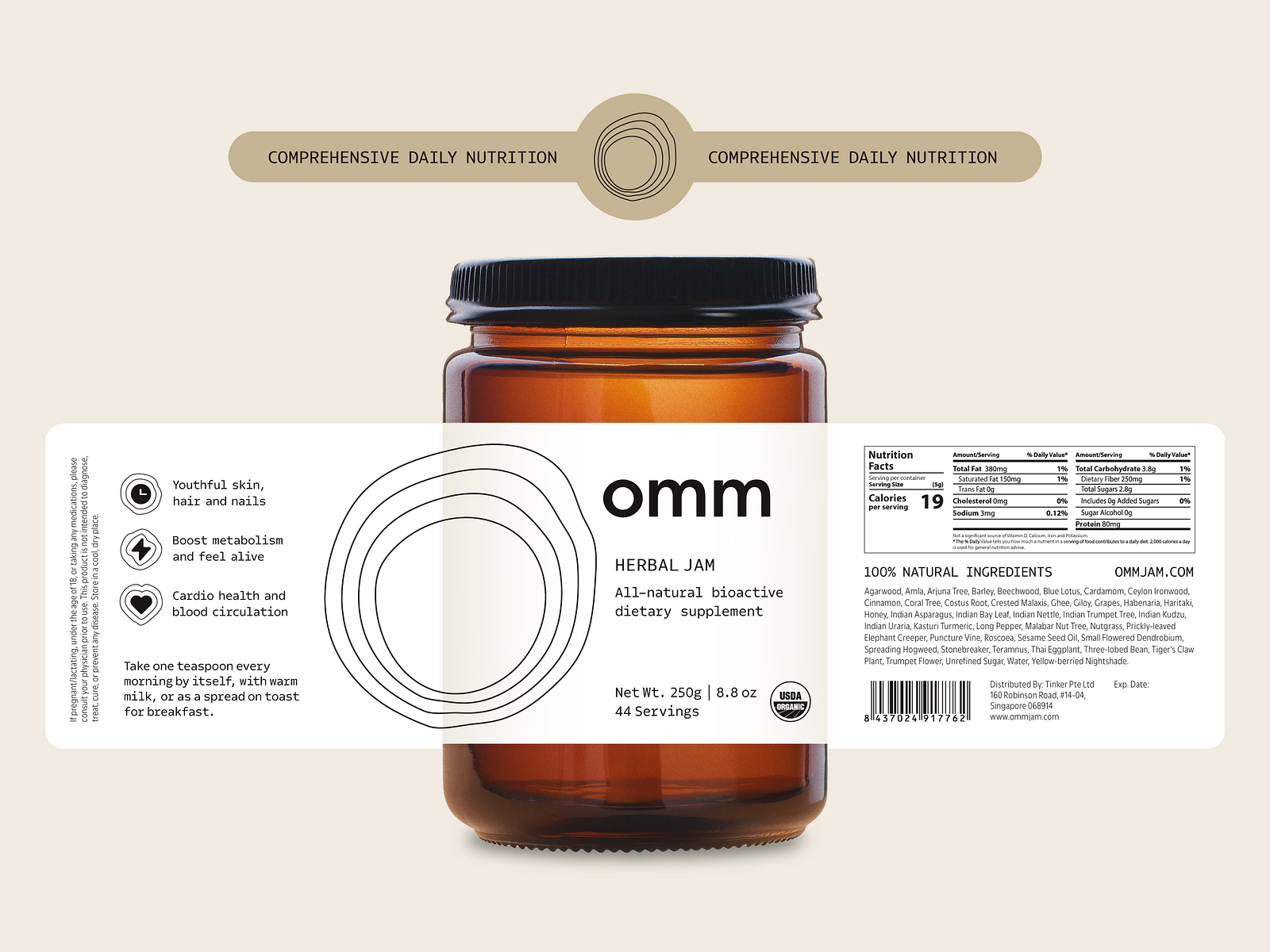 Omm Herbal Jam by Maycon Prasniewski on Dribbble