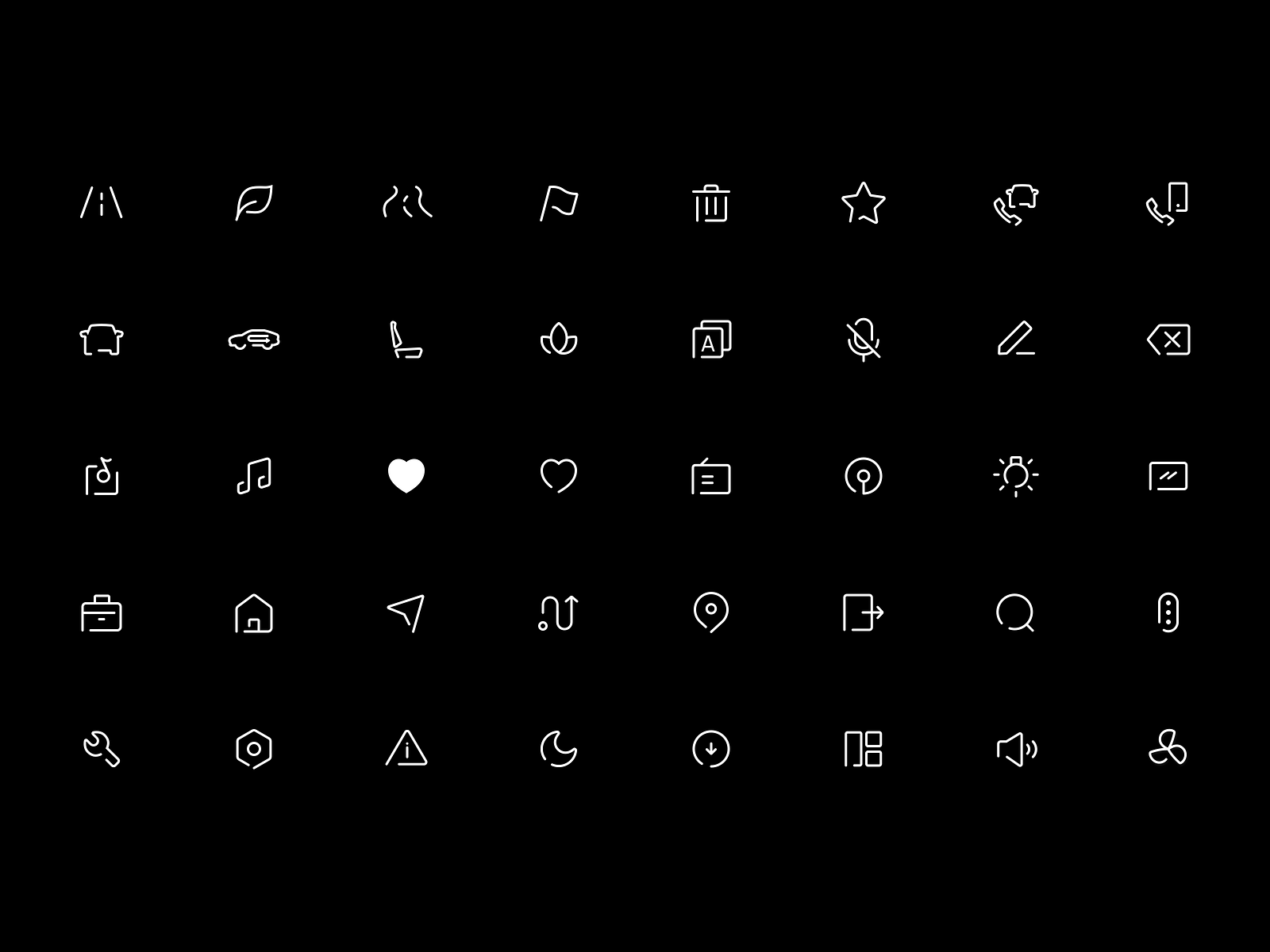 HMI | Design of vehicle central control icons by Solar on Dribbble