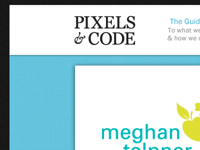 Blue Layout by Pixels + Code on Dribbble
