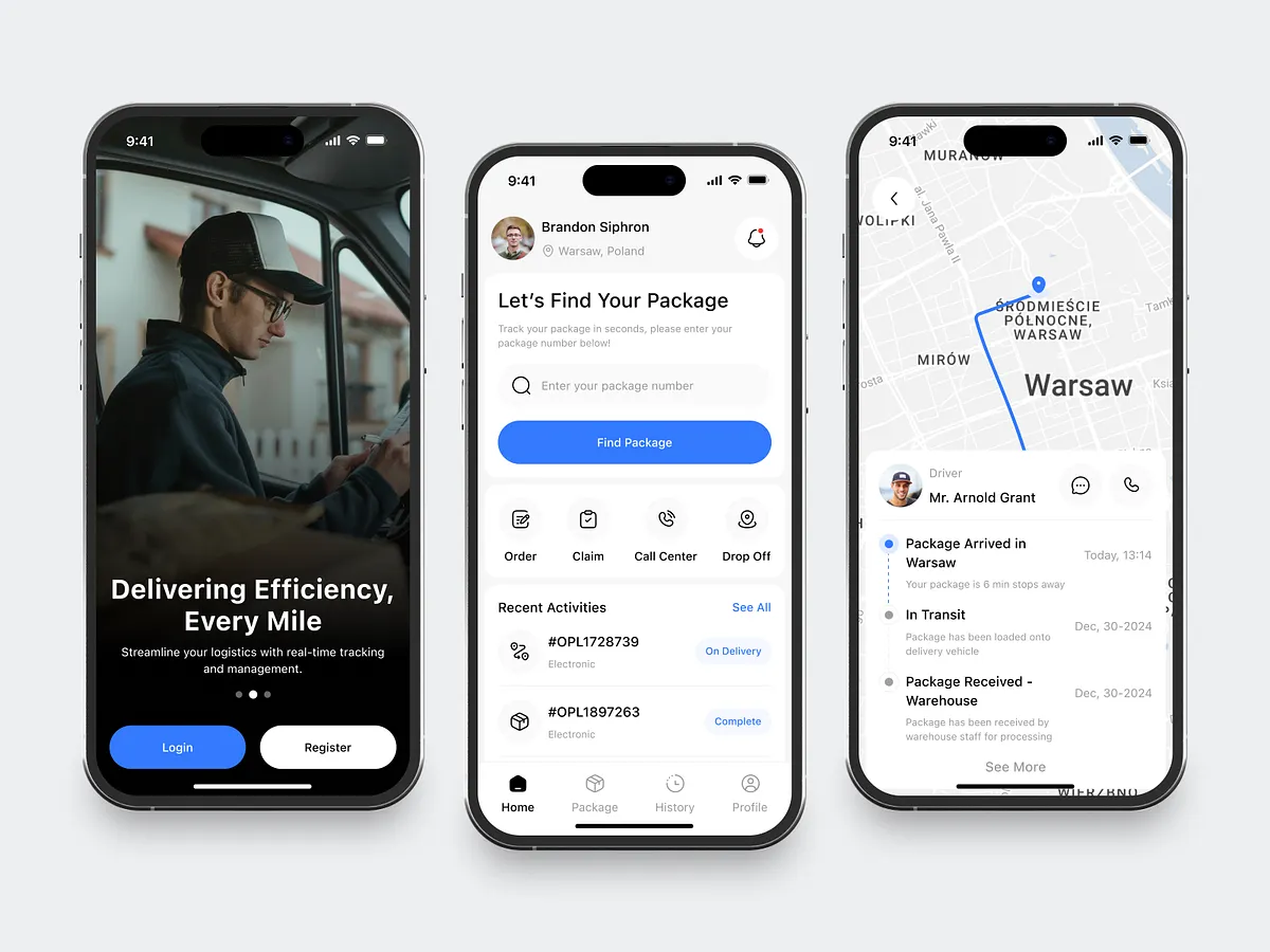 Browse thousands of Driver App UI images for design inspiration | Dribbble