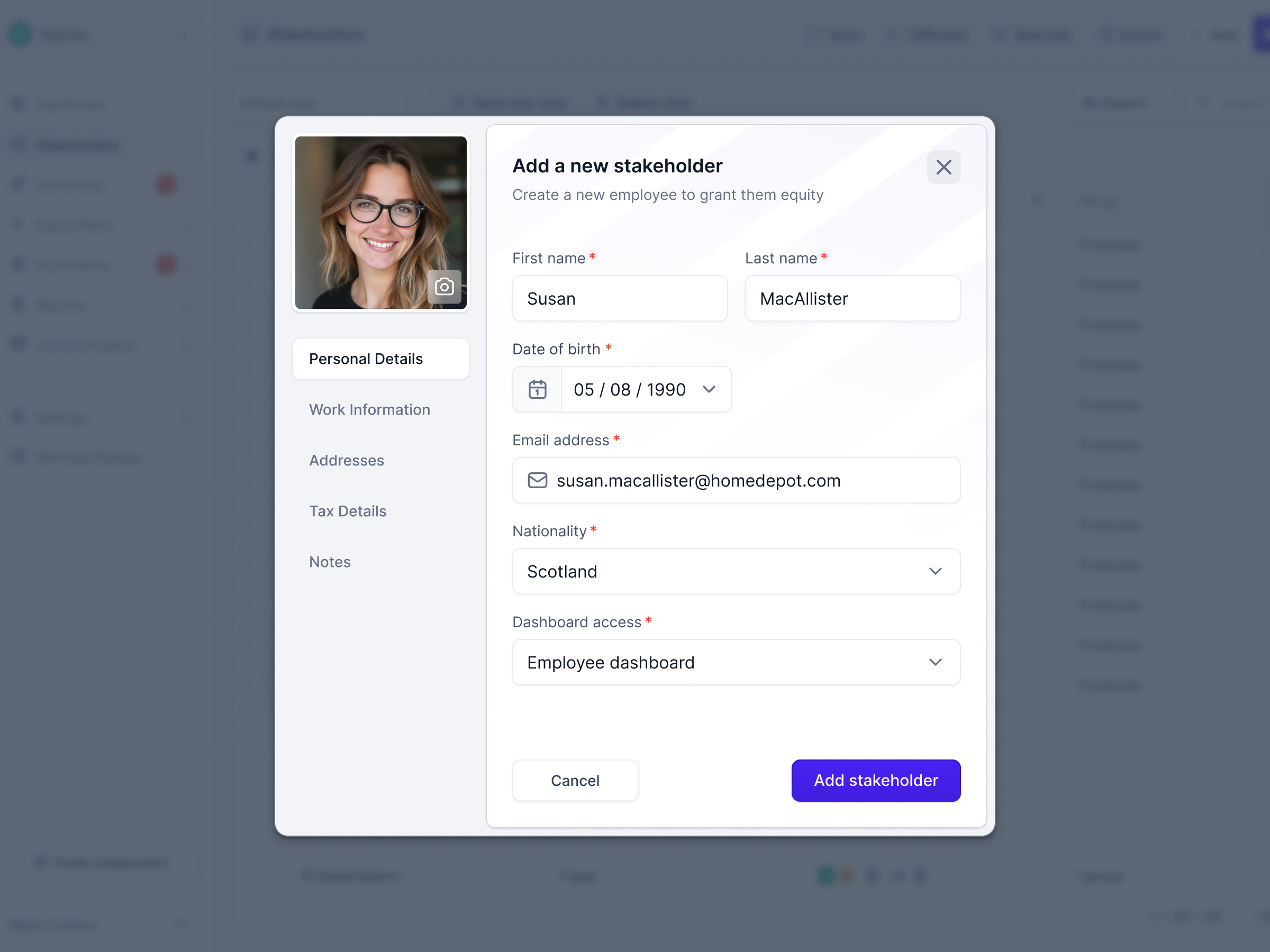 Modal layout explorations by Andy Jones on Dribbble