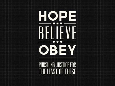 Hope with Tagline by Bill Jones on Dribbble