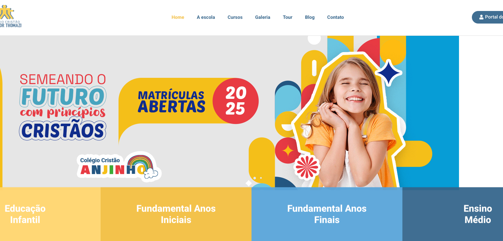 School WebSite by Matheus Engel on Dribbble
