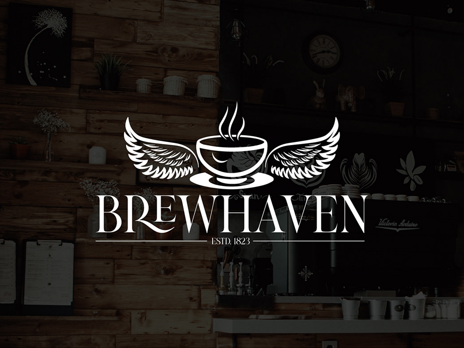 BrewHaven Logo Design by Mubashir Saif on Dribbble