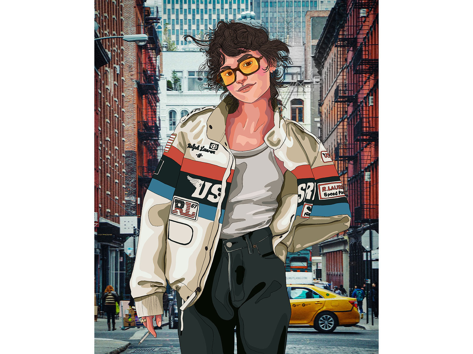 Leather Jacket by Basil St John on Dribbble