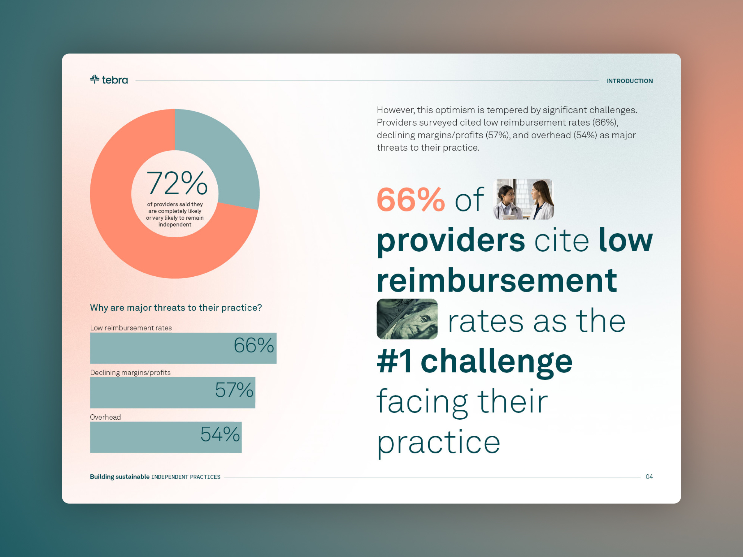 Presenting quotes, data and charts by Mozaiq on Dribbble