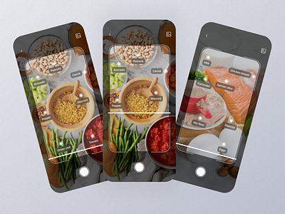 Scanning Ingredient Mobile App Ui by UI Ants on Dribbble